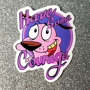 art class | Design | 10 Courage The Cowardly Dog Waterproof Sticker ...